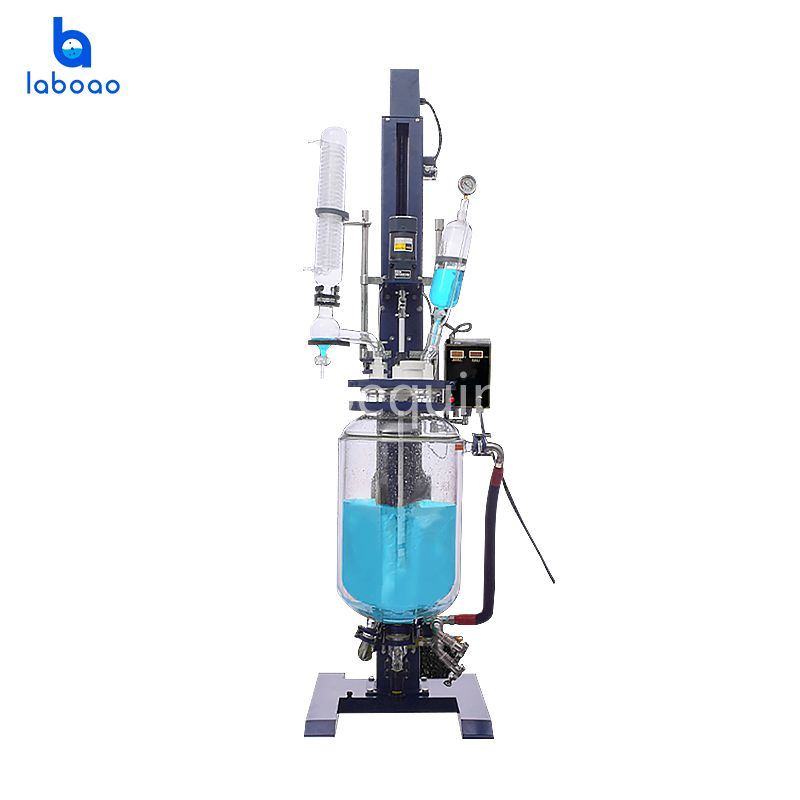 New Lifting And Rotating Double Layer Glass Reactor | China New Lifting ...
